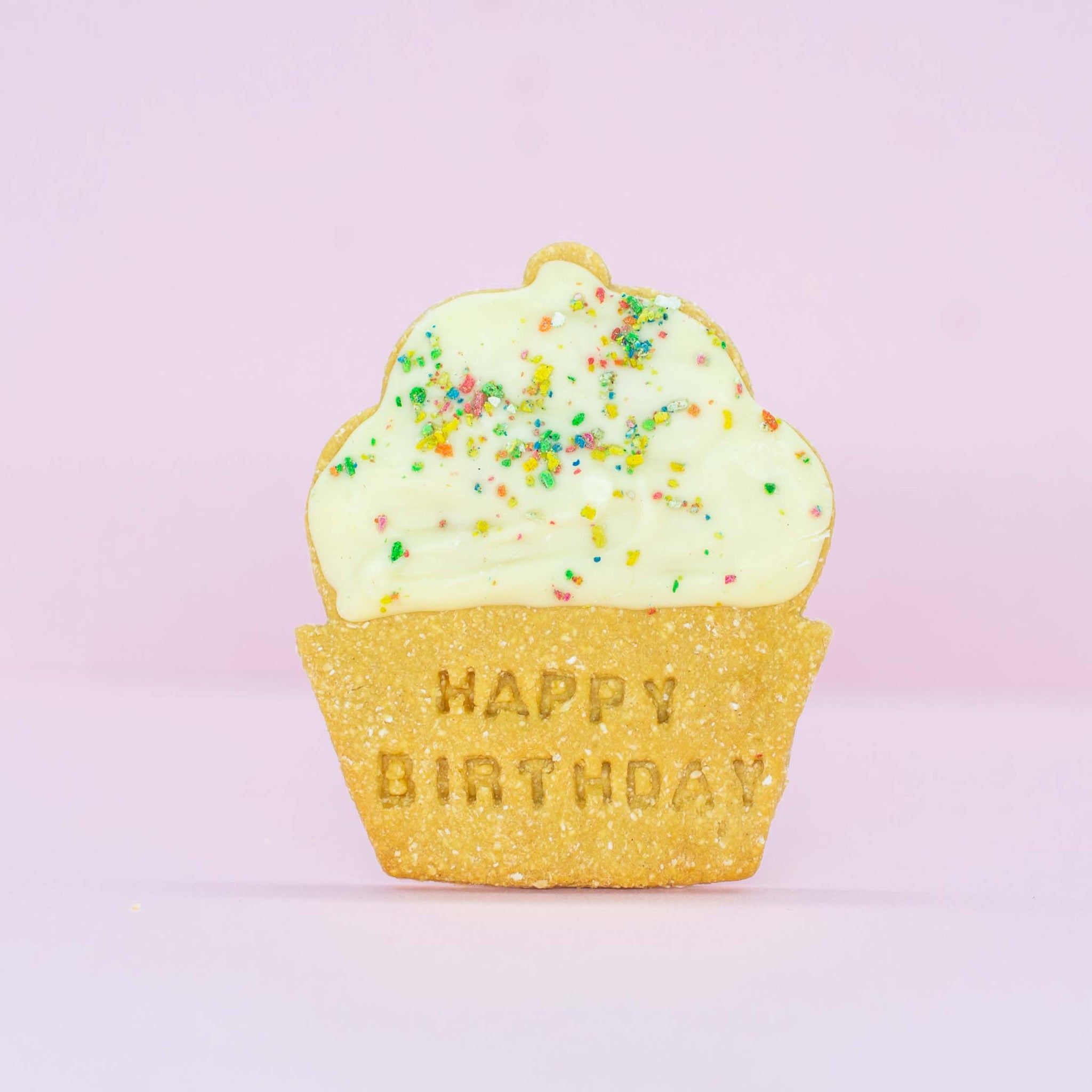 Large Happy Birthday Cupcake – Aunty Em's Pawtisserie